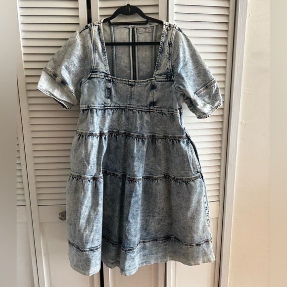 Ulla Johnson | Dresses | Ulla Johnson Devi Acid Wash Denim Dress 2 475 ...